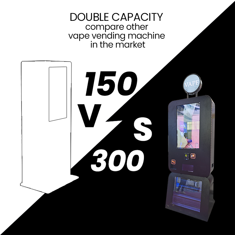 Vape Vending Machine Cigarette Dispensing with ID Verifier